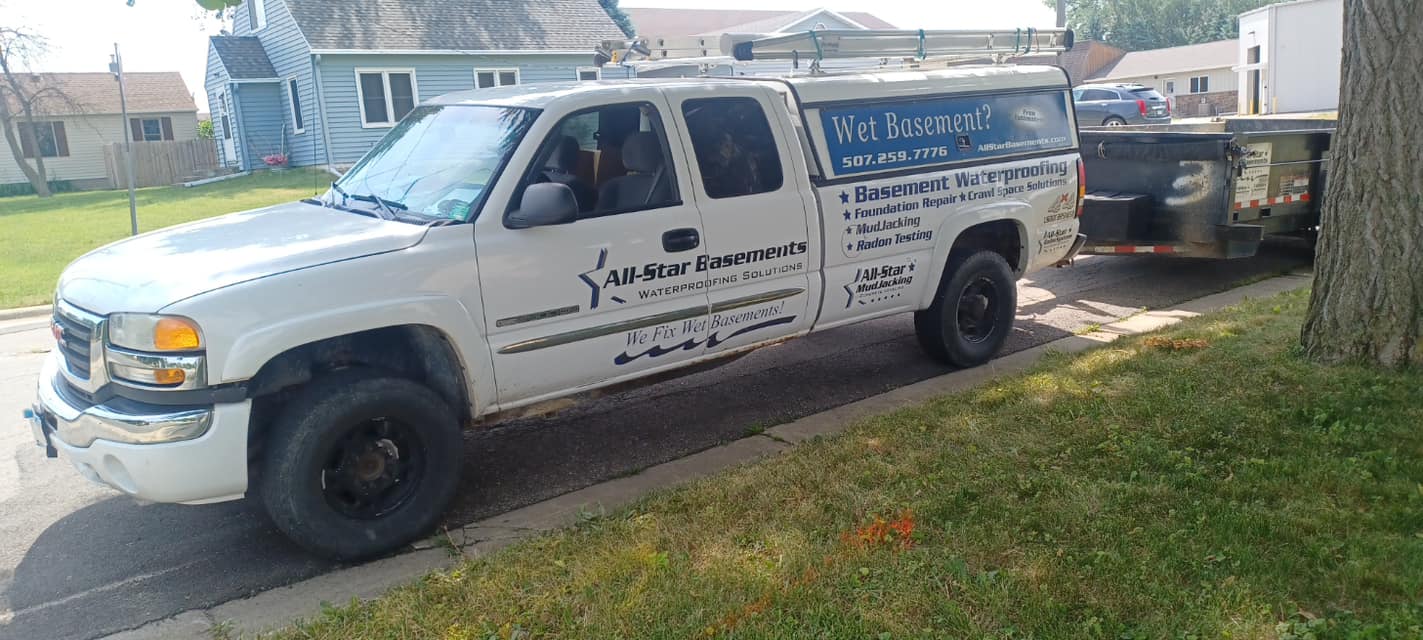 Grip-Tite Wall Anchor System install in Byron, MN | All Star Basements