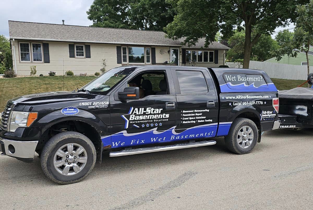 All-Star Drain System installed in Austin, MN | All Star Basements