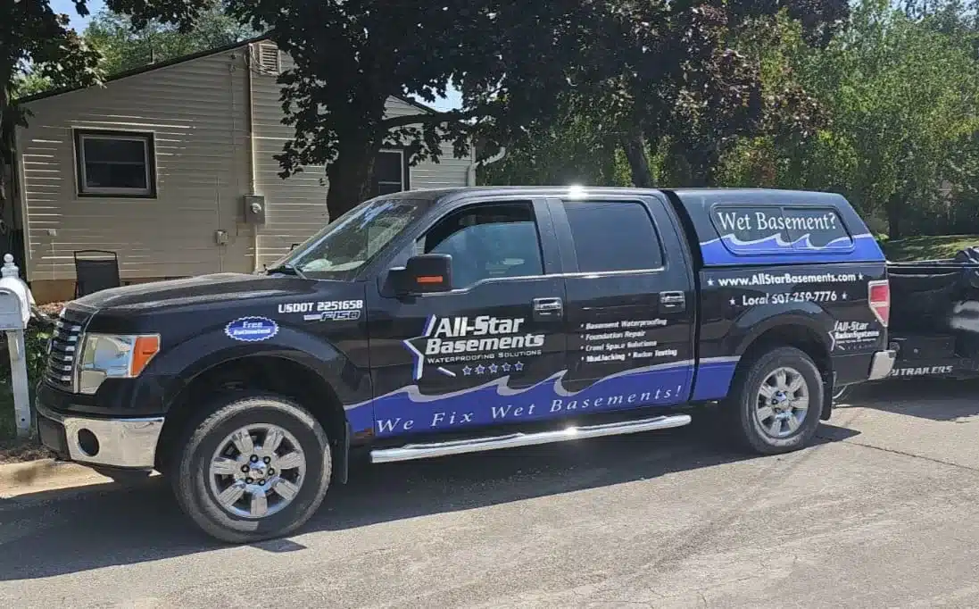 Full Basement Grip-Tite install in Dodge Center, MN | All Star Basements