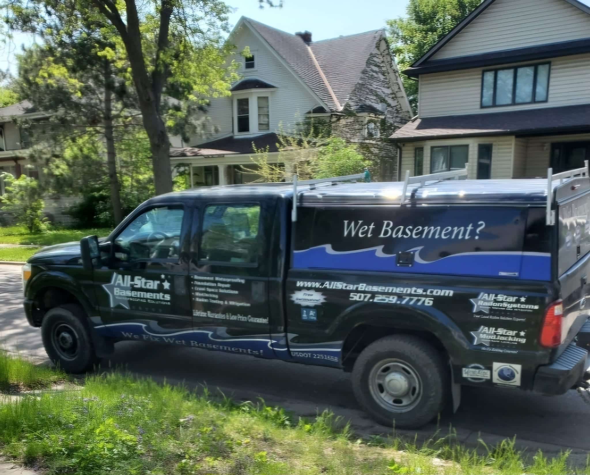 All-Star Drain System with White Wall System and a TwoStar Sump System ...